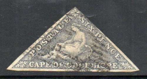 Cape of Good Hope - CAPE OF GOOD HOPE 6d TRIANGLE USED. CONDITION AS ...