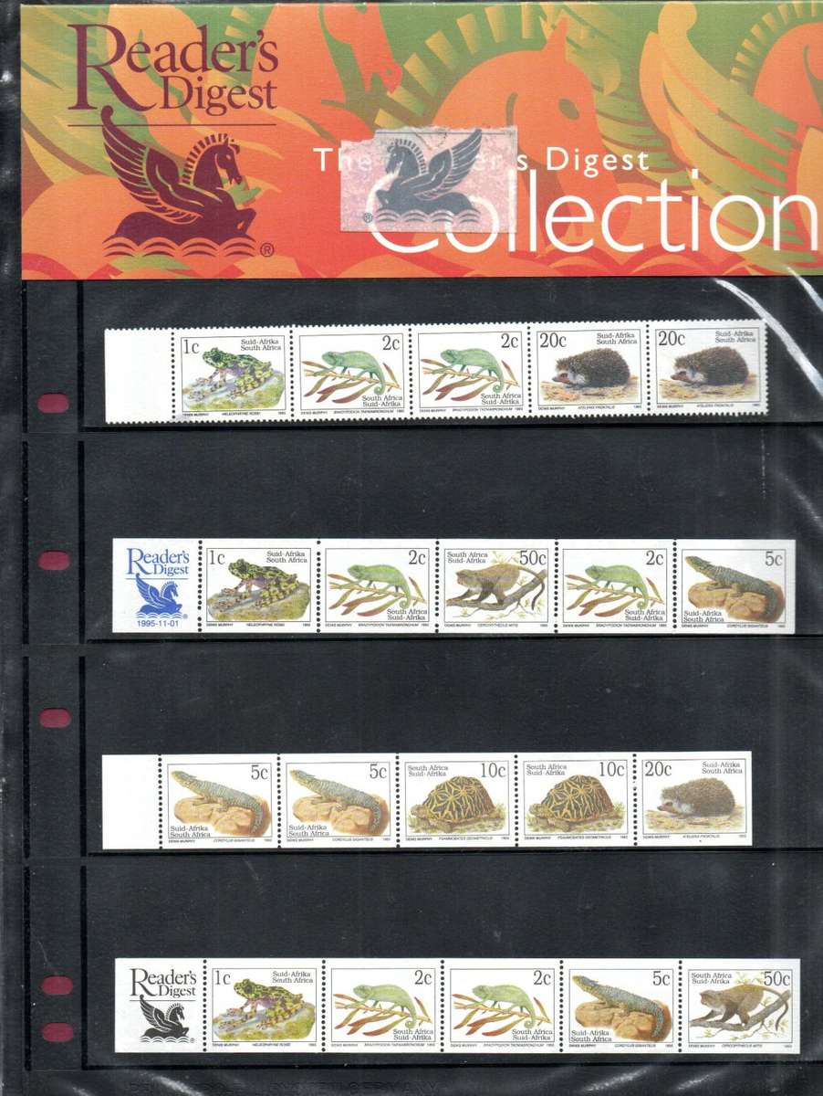 Republic of South Africa - RSA READER`S DIGEST PACK (OPENED)+SHEETS ...
