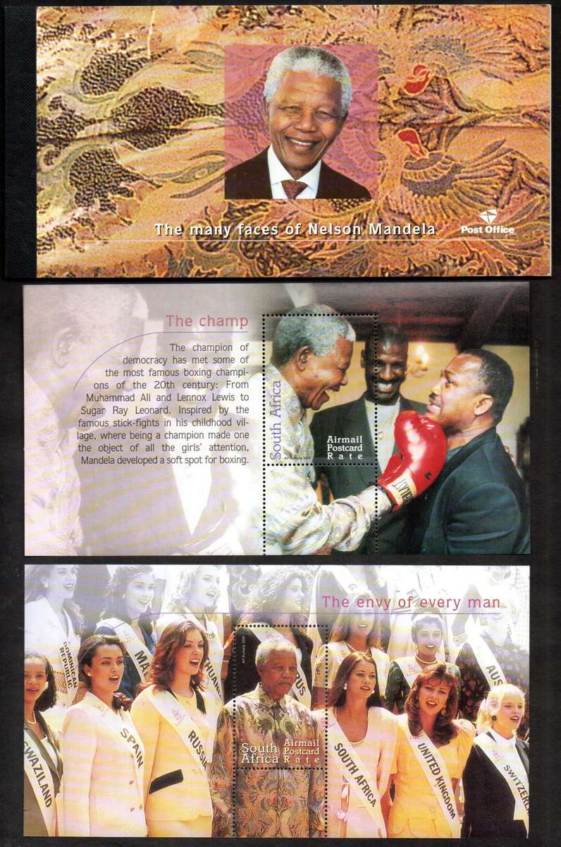 Republic of South Africa - RSA MANDELA LOT. MINT FACES BOOKLET+EX ...