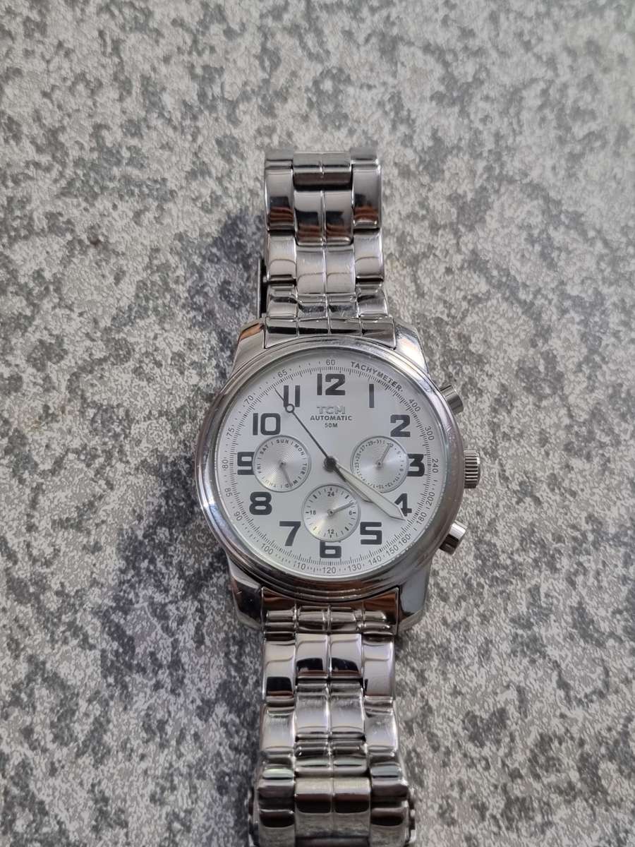 Men's Watches - TCM Automatic watch Silver-tone Stainless Steel ...