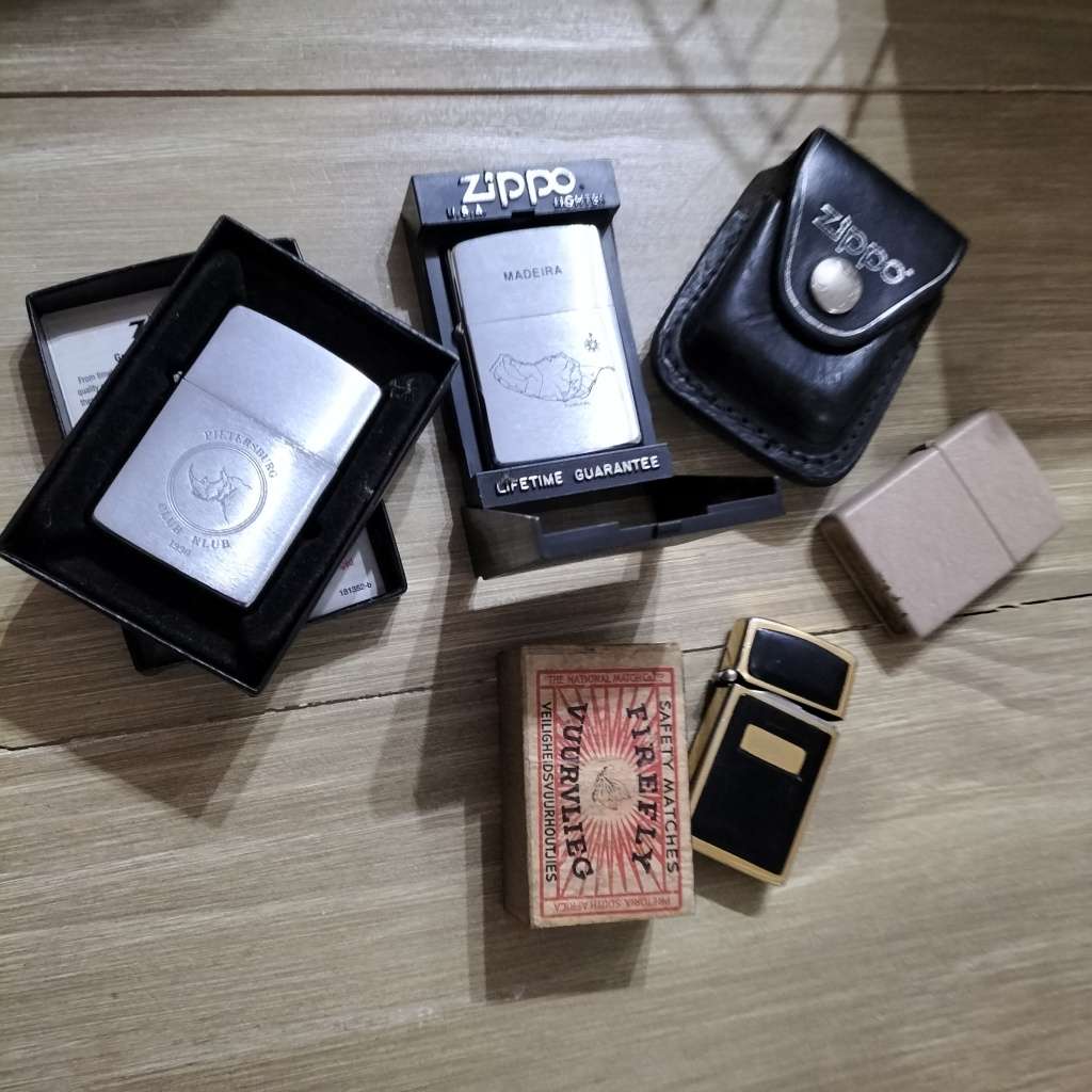 Smoking Accessories - ZIPPO LIGHTERS COLLECTION AND VINTAGE MATCH BOX ...