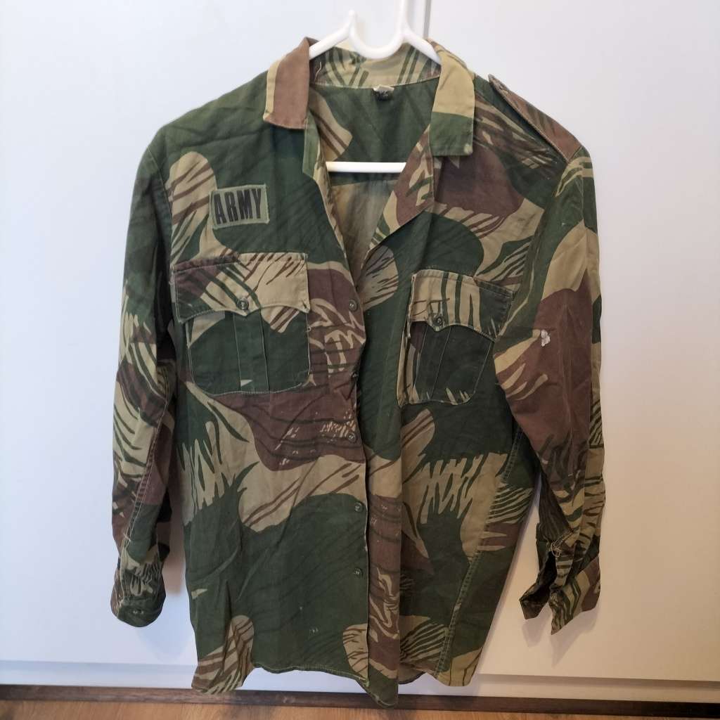 Other Nautical Antiques - RHODESIAN ARMY LONG SLEEVE SHIRT. was sold ...