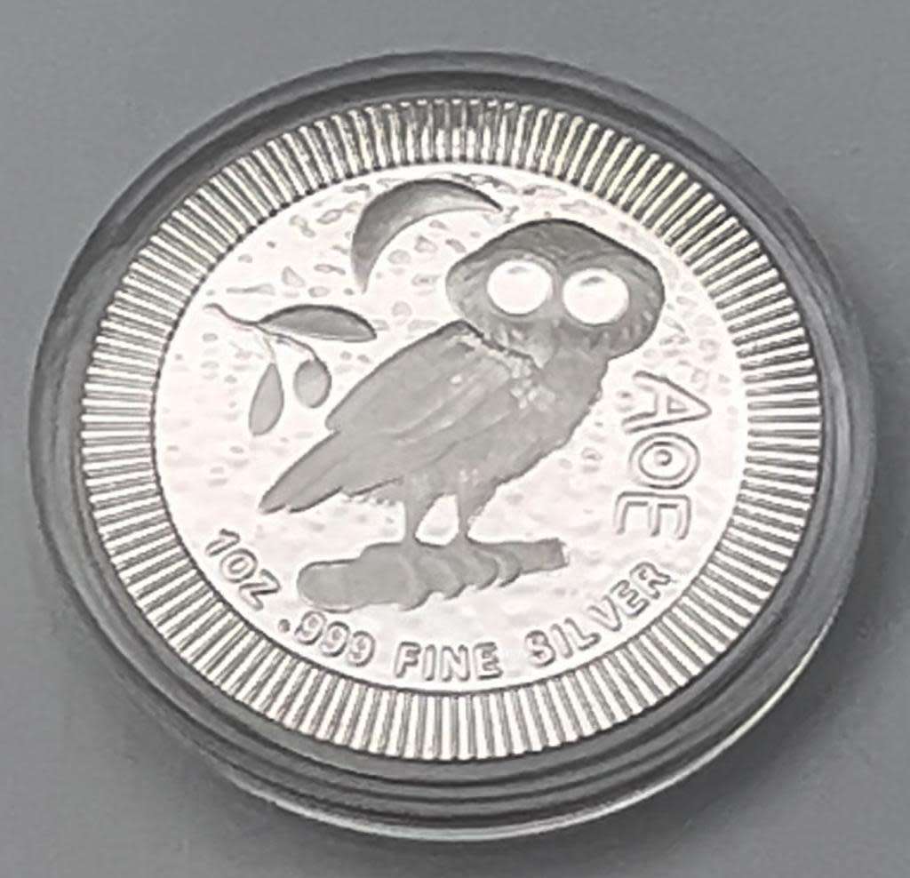 Gold & Bullion Coins - 2021 Niue Athena Owl Stackable 1 oz Silver Coin ...