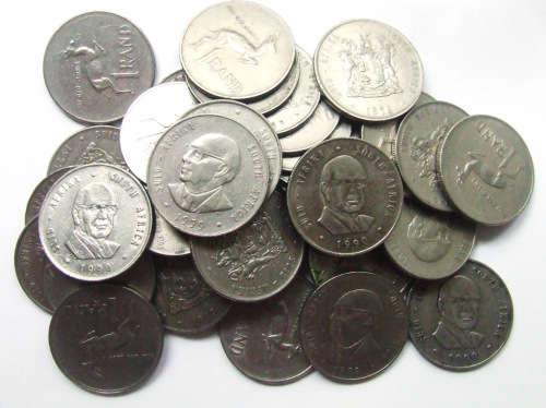 One Rand - Collection of South Africa R1 Coins (35) was sold for R70.00 ...