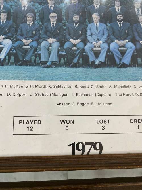 Sporting Memorabilia - RHODESIA RUGBY XV 1973 original signatures on ...