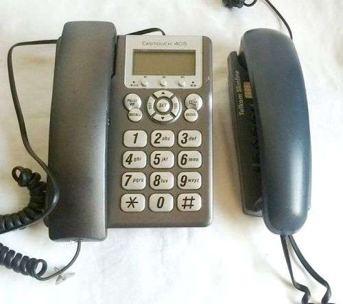Telephones - Easitouch 405 and Telkom Slimline Landline Telephone ...