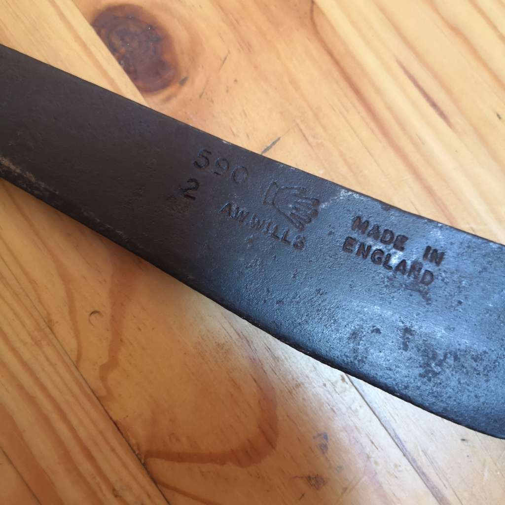 Tools - Rare Antique Sickle Made in England A. W Wills. A piece of ...