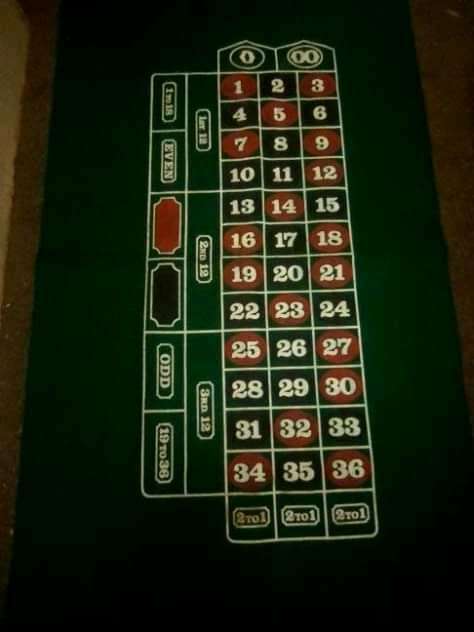 Other Indoor Games - BLACK JACK / ROULETTE CLOTH. 1800 X 950MM. was ...