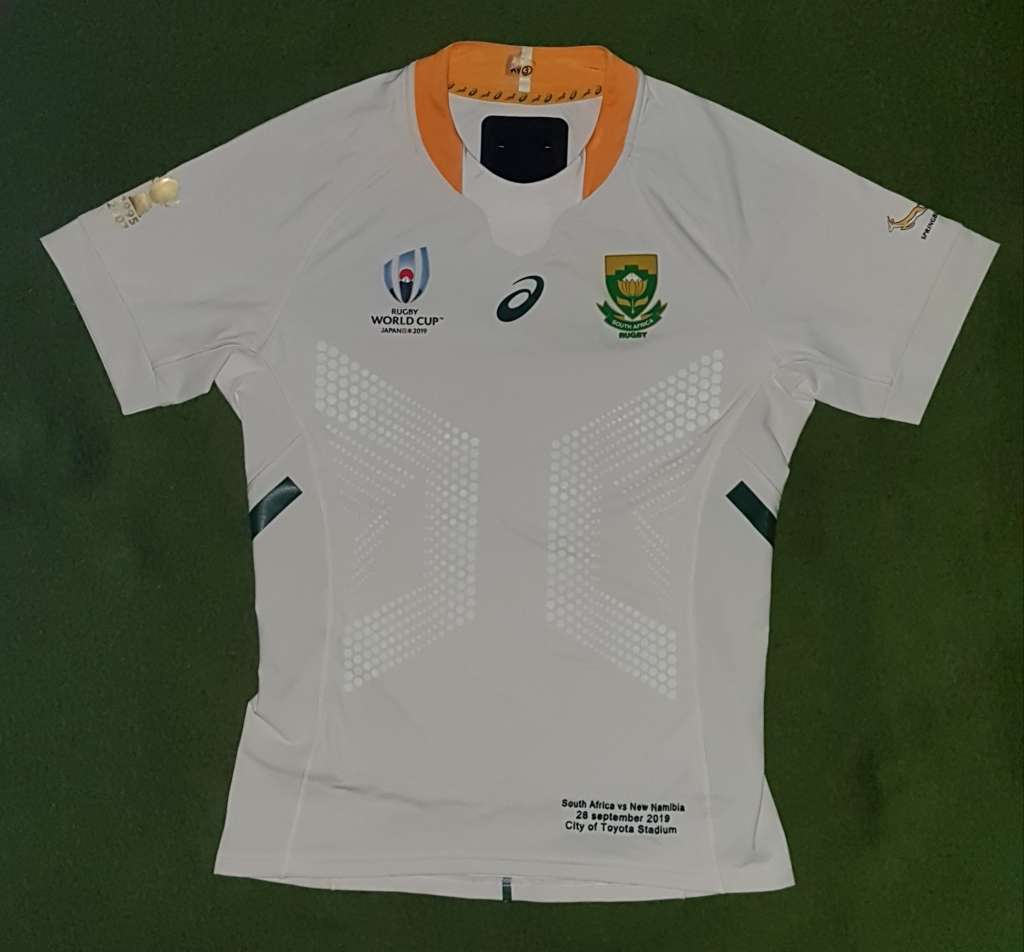 Sporting Memorabilia - SPRINGBOK AWAY GAMEDAY JERSEY was sold for R3 ...