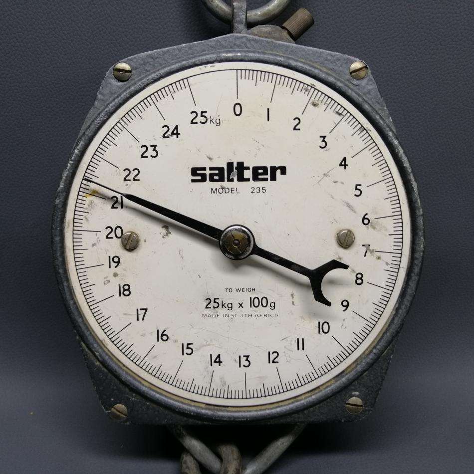Scales & Weights - Large Vintage Cast Metal Industrial 235 Salter ...
