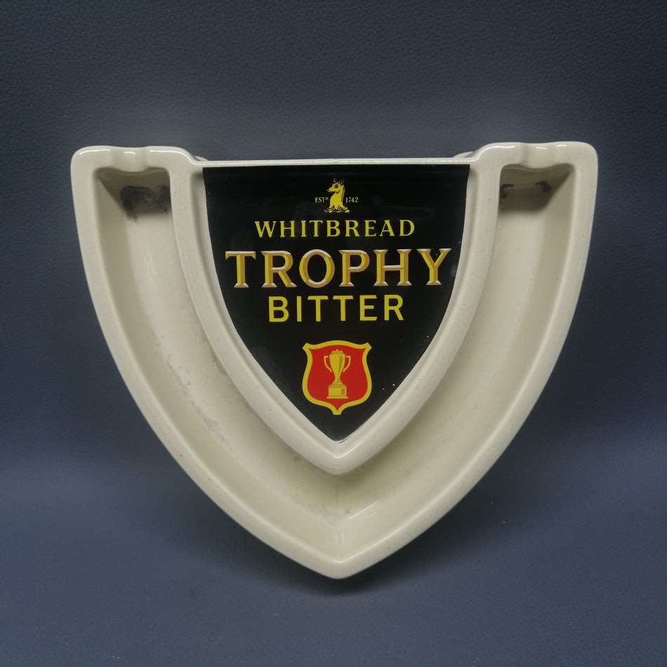 Bar Accessories - RARE!!! Original Whitbread Trophy Bitter Porcelain ...