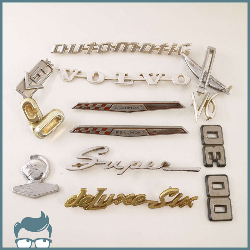 Road - LARGE Vintage Metal Car Badge Collection!!! Bid For All!!! was ...