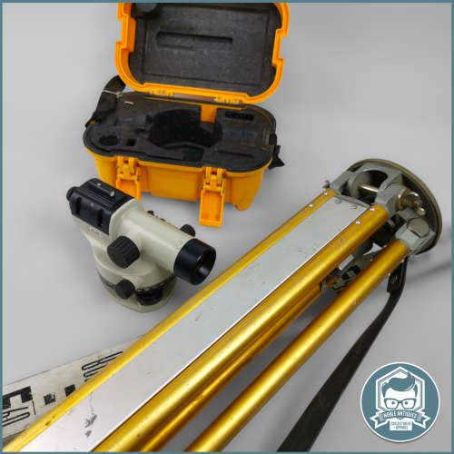 Levels & Surveying Equipment - Cased Precision DUMPY LEVEL, Tripod and ...