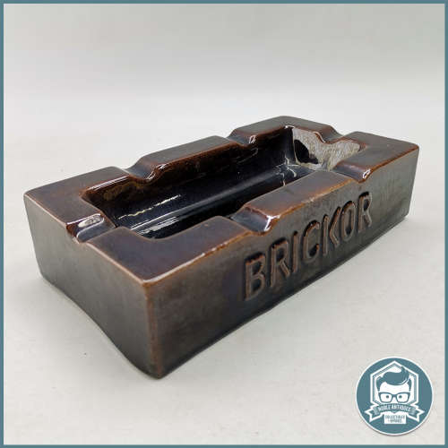 Smoking Accessories - Vintage Glazed Porcelain BRICKOR Promotional ...