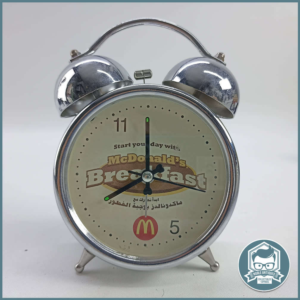 Alarm And Travel Clocks Original Working Mcdonalds Middle East Alarm Clock For Sale In