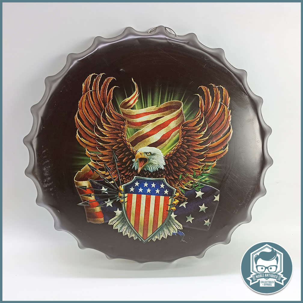 Signage - Large American Eagle Capsule Button Sign!!! was sold for R51 ...
