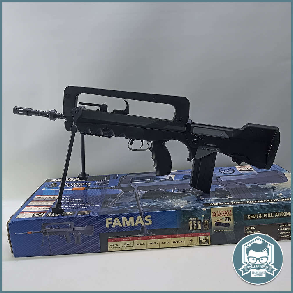 Airsoft Guns - Large Original Boxed FAMAS Soft Air Foreign Legion ...
