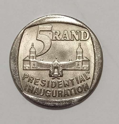 Inauguration R5 - Scarce - 1994 Presidential Inaugeration R5 Coin was ...