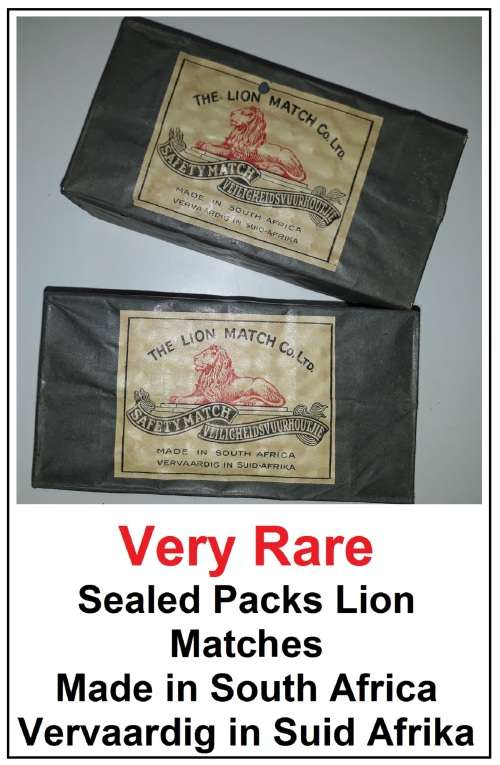 Smoking Accessories - VERY RARE Lion Match Co. Ltd Vintage Matches Made ...