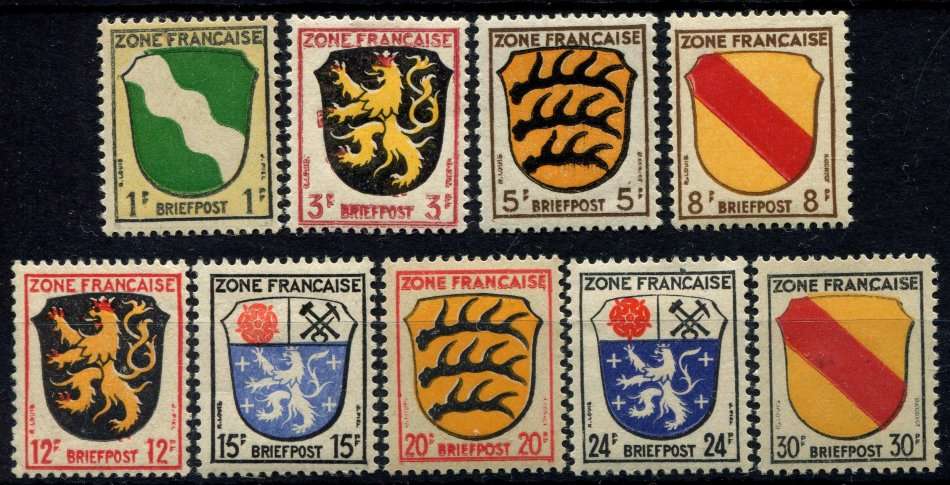 Germany & Colonies - Germany French Zone - General Issue - 1945 - MM ...