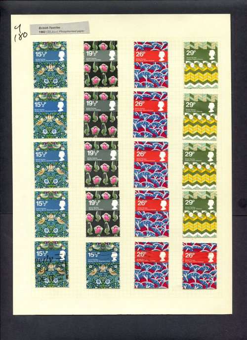 England - Great Britain - 20 Stamps Mounted (Hinged) On Album Page for ...