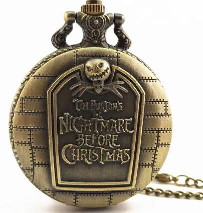 Pocket Watches - Tim Burtons Nightmare Before Christmas Pocket Watch ...