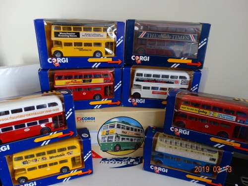 Models - Corgi - Buses x 9 - LTD Edition Trolley Bus, London Buses ...