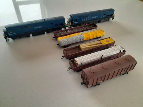 Locomotives - SAR Frateschi Class 34 Loco + Dummy with DCC uncoupler ...