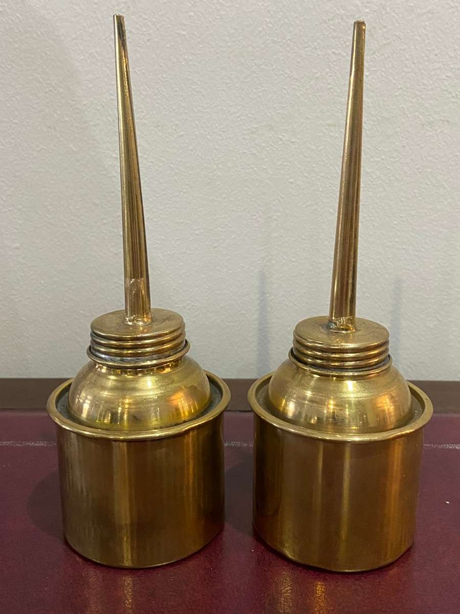 Other Antiques & Collectables - TWO OLD LARGE MACHINE OILERS for sale ...
