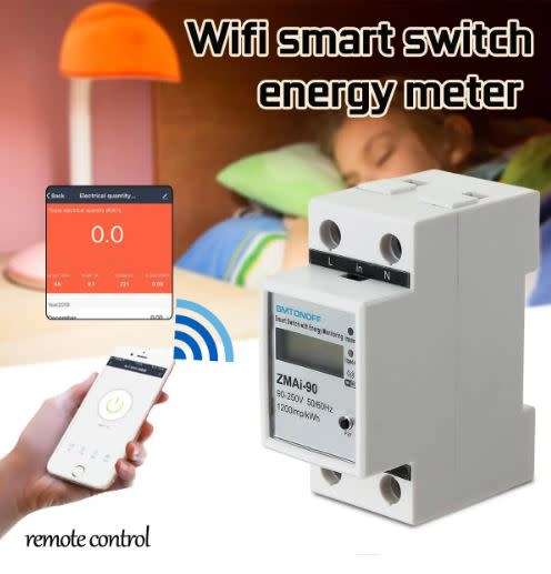 Smart Switches - Smart WiFi Geyser timer Energy Meter power consumption ...