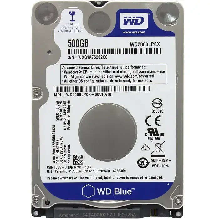 Internal Drives - WD Western Digital 500gb Laptop HDD was sold for R66 ...