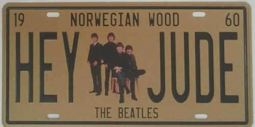 Personalised Plates - The Beatles embossed metal license plate mt19 was ...