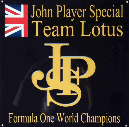 Signs - JPS F1, Team Lotus racing Aluminium sign From UK. was sold for ...