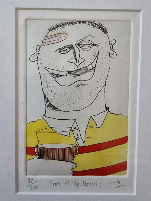 Limited Editioned Prints - Tim Bulmer " Man of the Match" Editioned ...