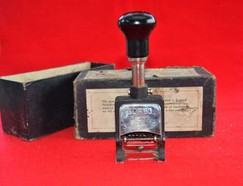 Other Antiques & Collectables - Vintage Leda Numbering Stamp Machine ...