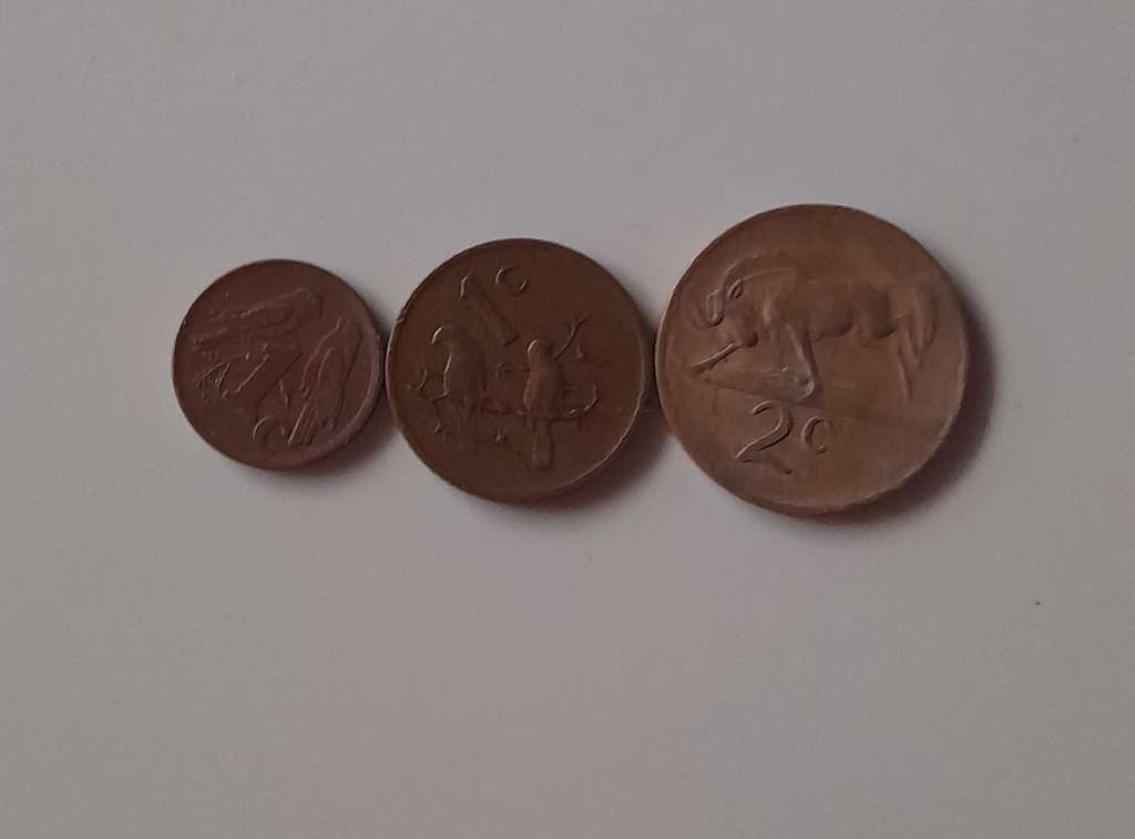 Collections & Lots - South African 1 cent and 2 cent coins for sale in ...
