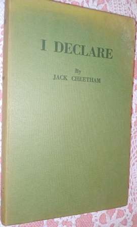 Cricket - I Declare Jack Cheetham was listed for R100.00 on 25 Nov at ...