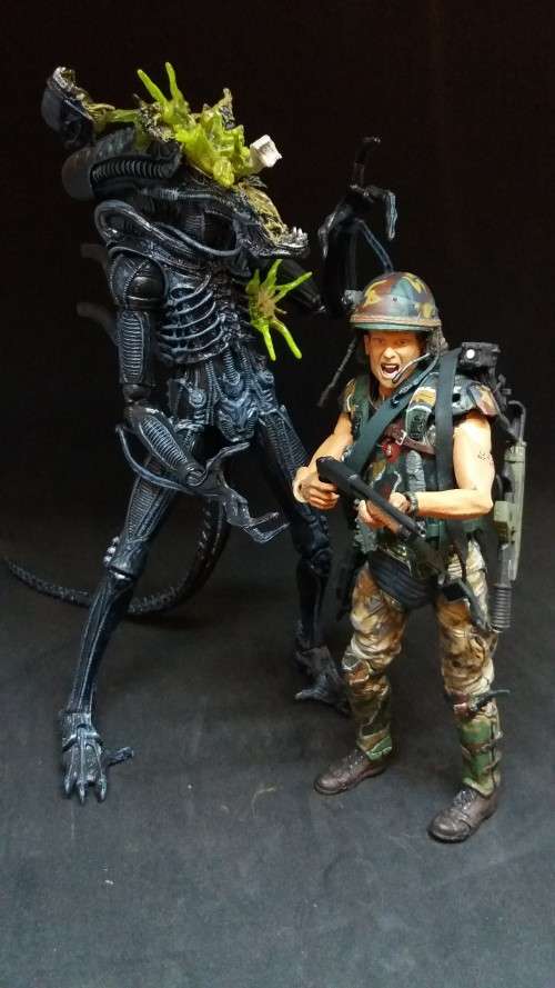 Other Hobbies - Aliens 7" Figure - Corporal Dwayne Hicks vs Xenomorph ...