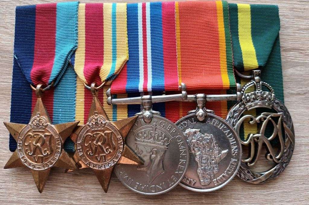 World War 2 - WW2 / Efficiency Decoration medal group for sale in ...