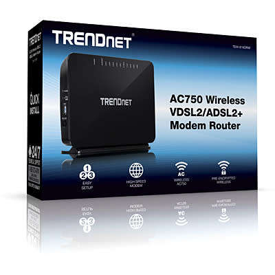 Wireless Routers - AC750 Wireless VDSL2/ADSL2+ Modem Router(433 mbps AC ...