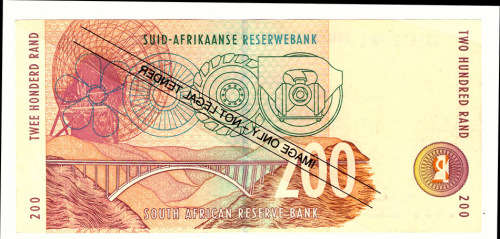 TT Mboweni - T T MBOWENI R200 RAND SOUTH AFRICAN BANK NOTE 1st ISSUE ...