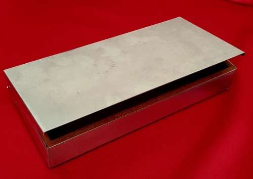 Other Metalware - Swedish Gense stainless steel lidded jewellery box ...