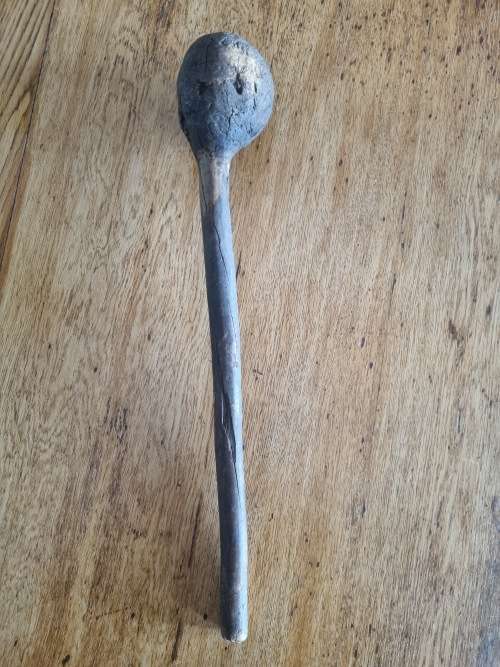 Other Africana - Antique African Tribal War Hand Craved Club KnobKerrie ...