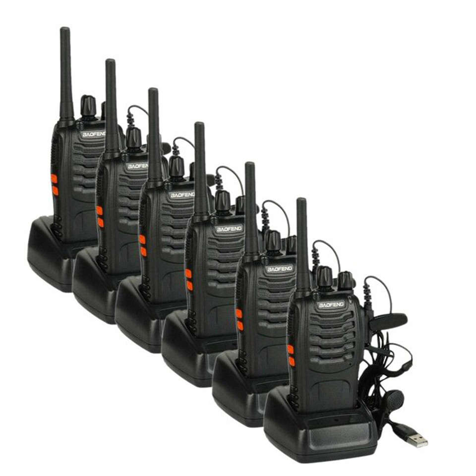 Two-Way Radios - Baofeng Portable Two-Way Radio Set (3 PAIRS- 6 X ...