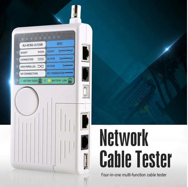 Network Cable Testers - 4 in 1 Remote Network Cable Tester for RJ45 ...