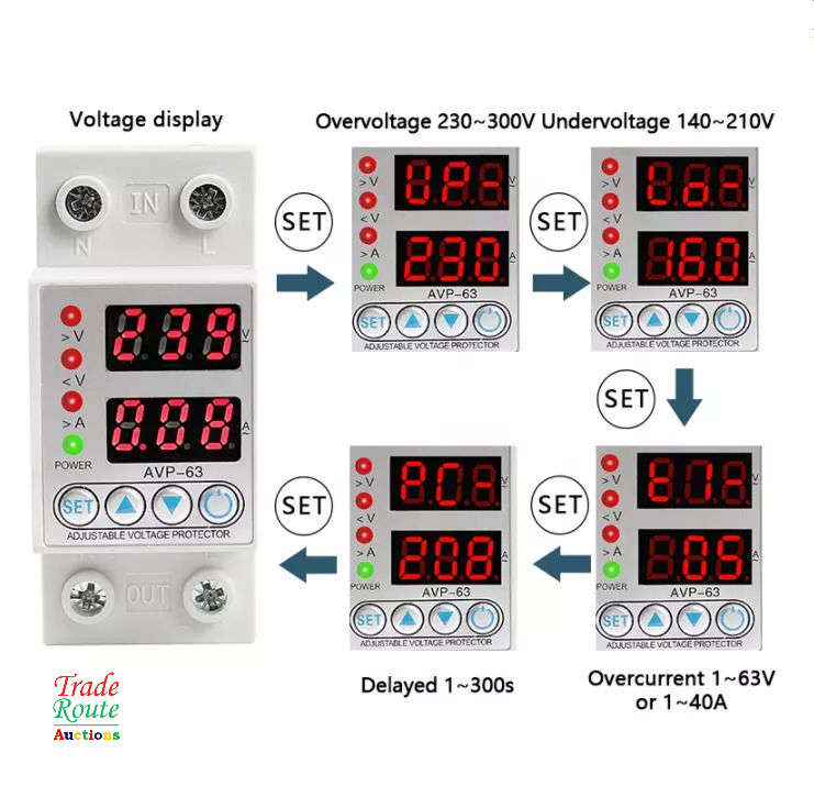 Electronic Components - Over Voltage Under Voltage Protection Switch ...