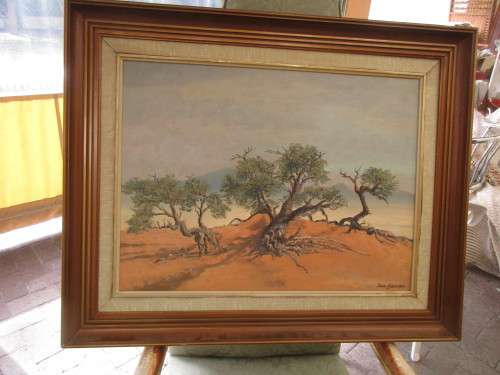 Paintings - DON BENZIEN OIL ON BOARD THREE TREES was sold for R2,490.00 ...