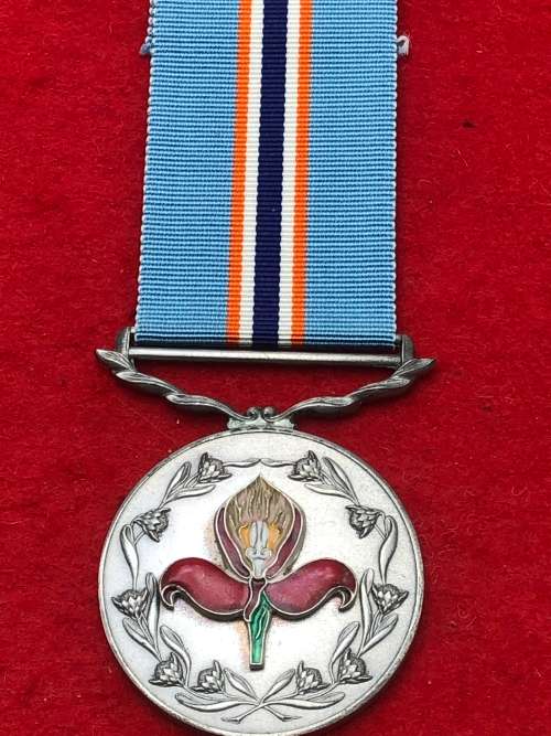 SADF & SANDF - S22) RARE SA PRO MERITO 1967 MEDAL FULL SIZE was sold ...