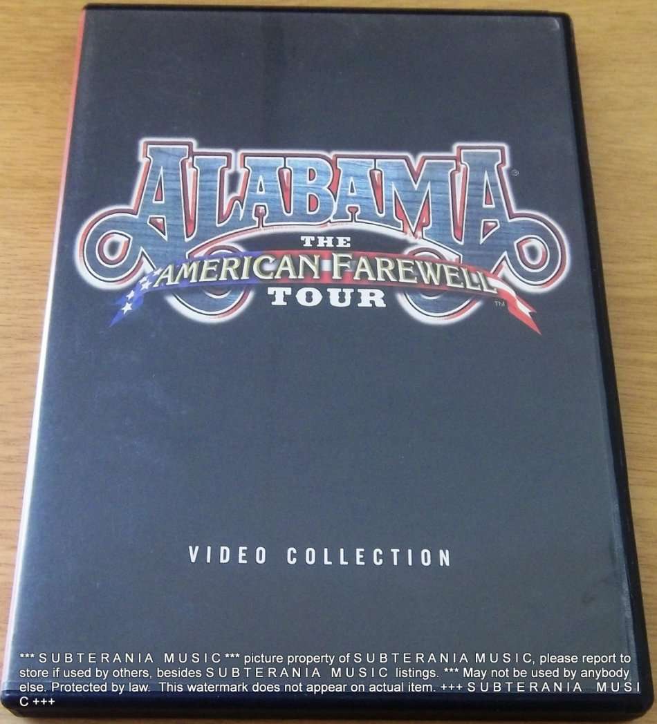 Country - ALABAMA The American Farewell Tour DVD was sold for R40.00 on ...