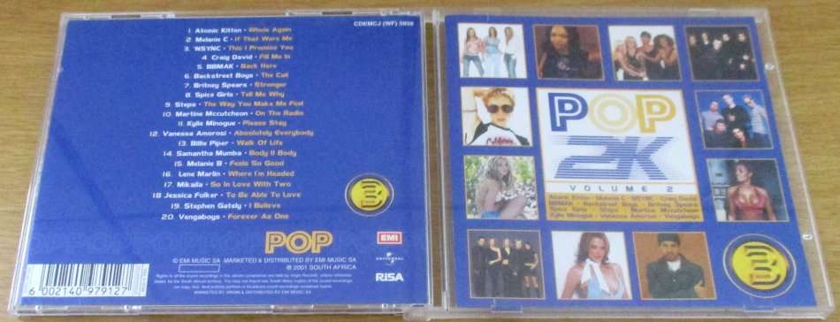 Pop - Various POP 2K VOLUME 2 CD [Shelf G Box 9] was sold for R20.00 on ...